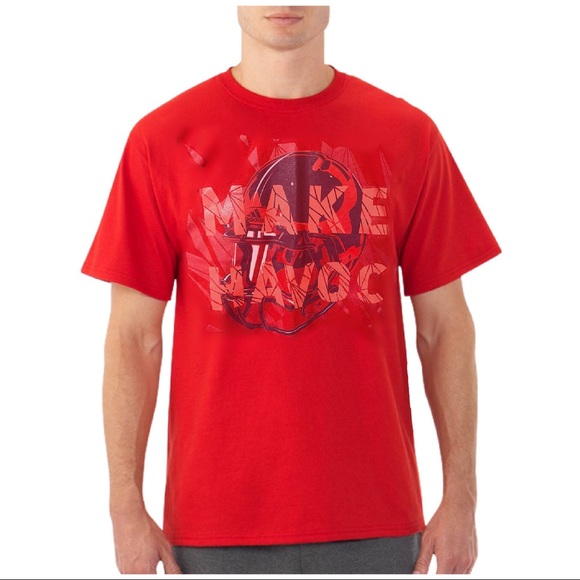 adidas | Shirts | Adidas Football T Shirt Make Havoc Logo On Arm | Poshmark